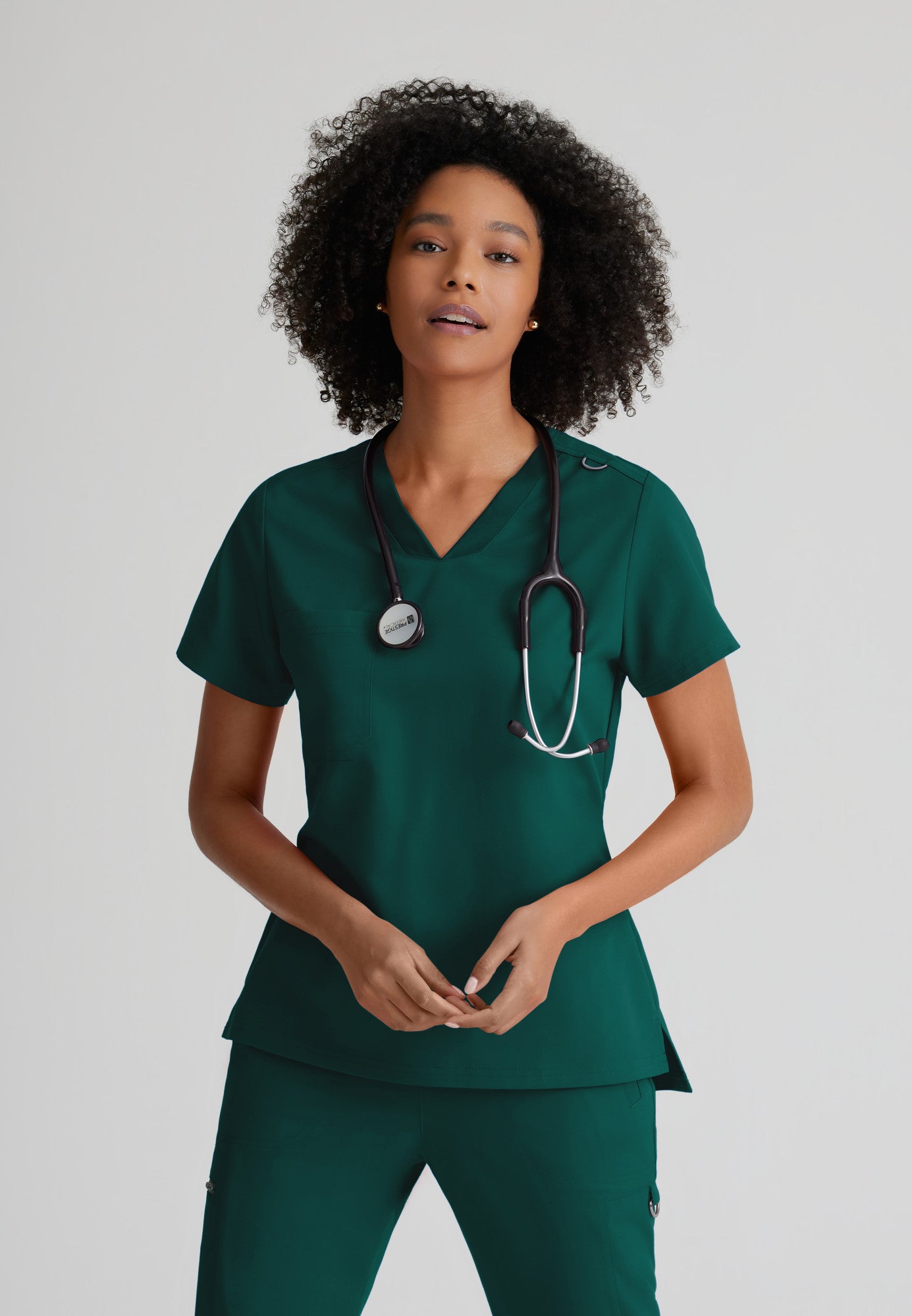 Bree Top - Hunter Green | Grey's Anatomy Scrubs