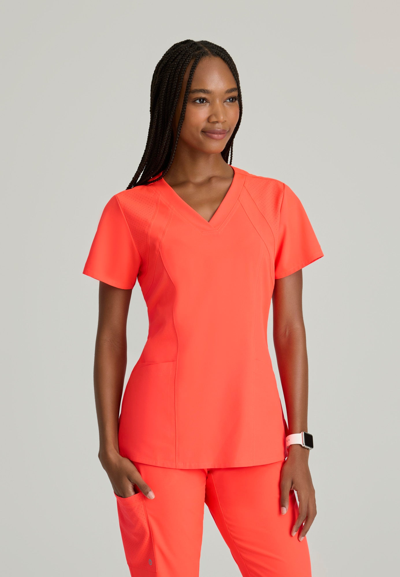 Racer Top - Neon Flame | Grey's Anatomy Scrubs