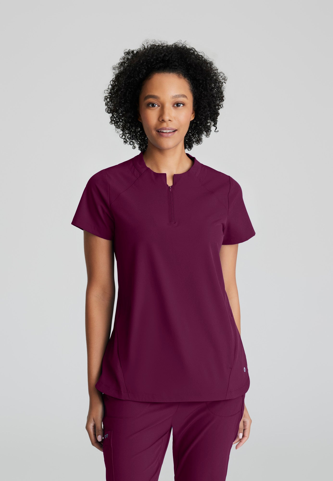 Flux Top - Wine | Grey's Anatomy Scrubs