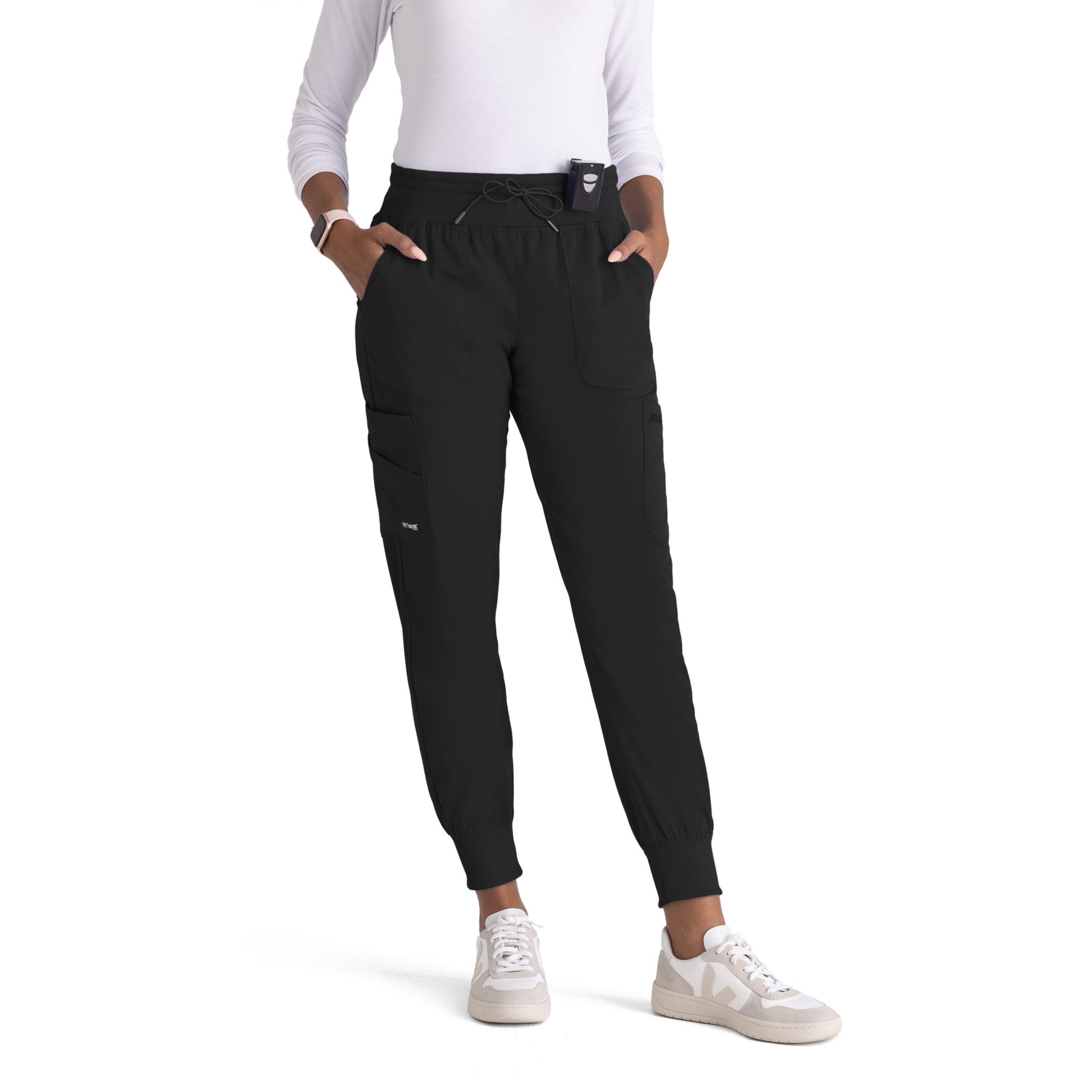 Carly Jogger - Black | Grey's Anatomy Scrubs