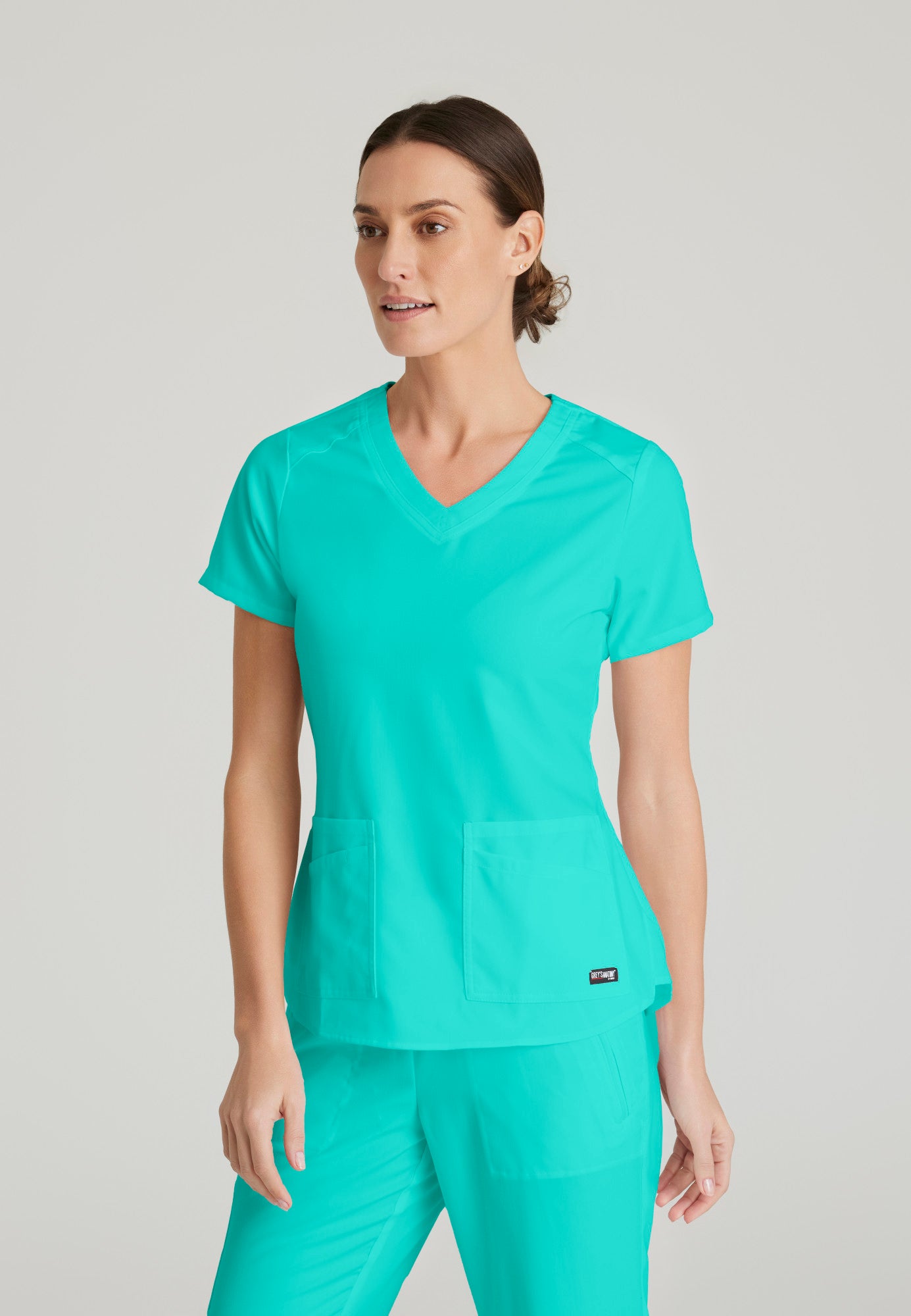 Emma Top - Alpine Aqua | Grey's Anatomy Scrubs
