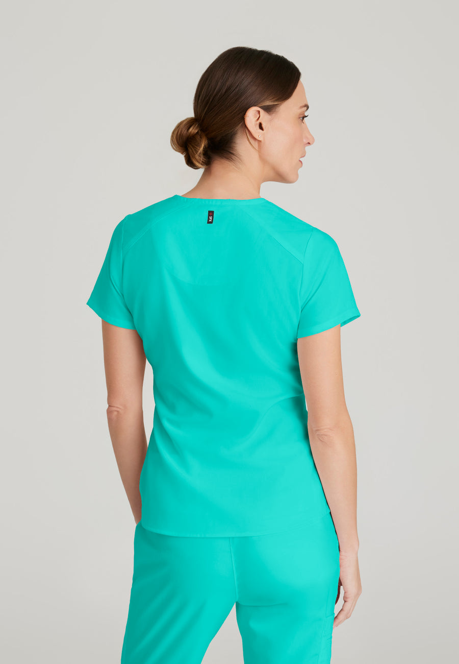 Emma Top - Alpine Aqua | Grey's Anatomy Scrubs