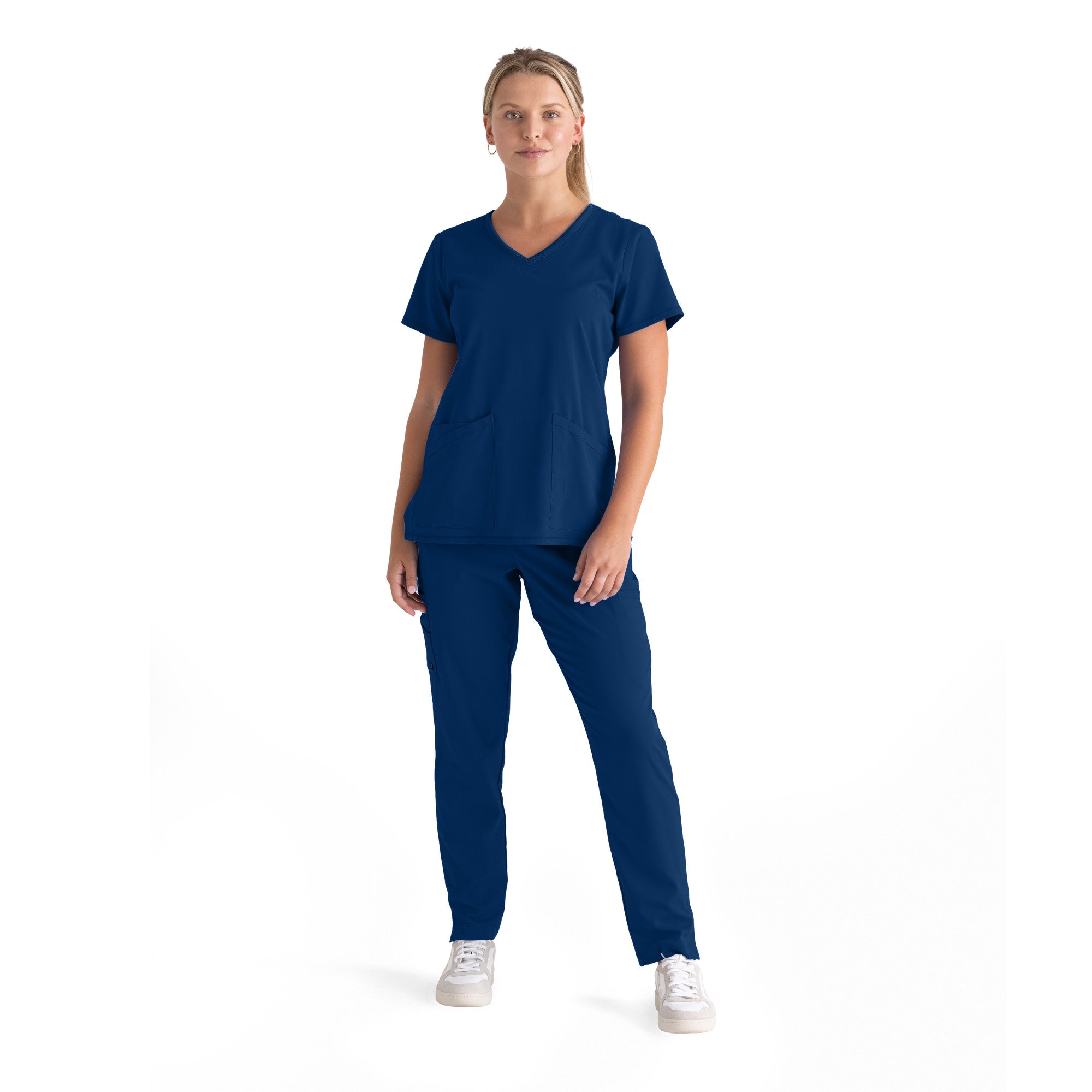 Serena Top - Indigo | Grey's Anatomy Scrubs