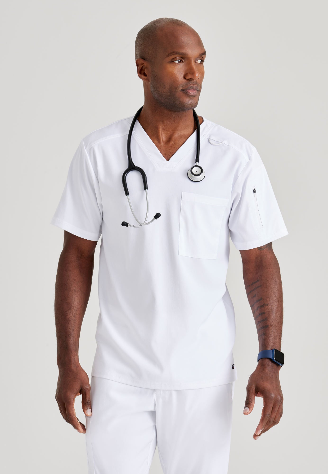 Murphy Top - White | Grey's Anatomy Scrubs
