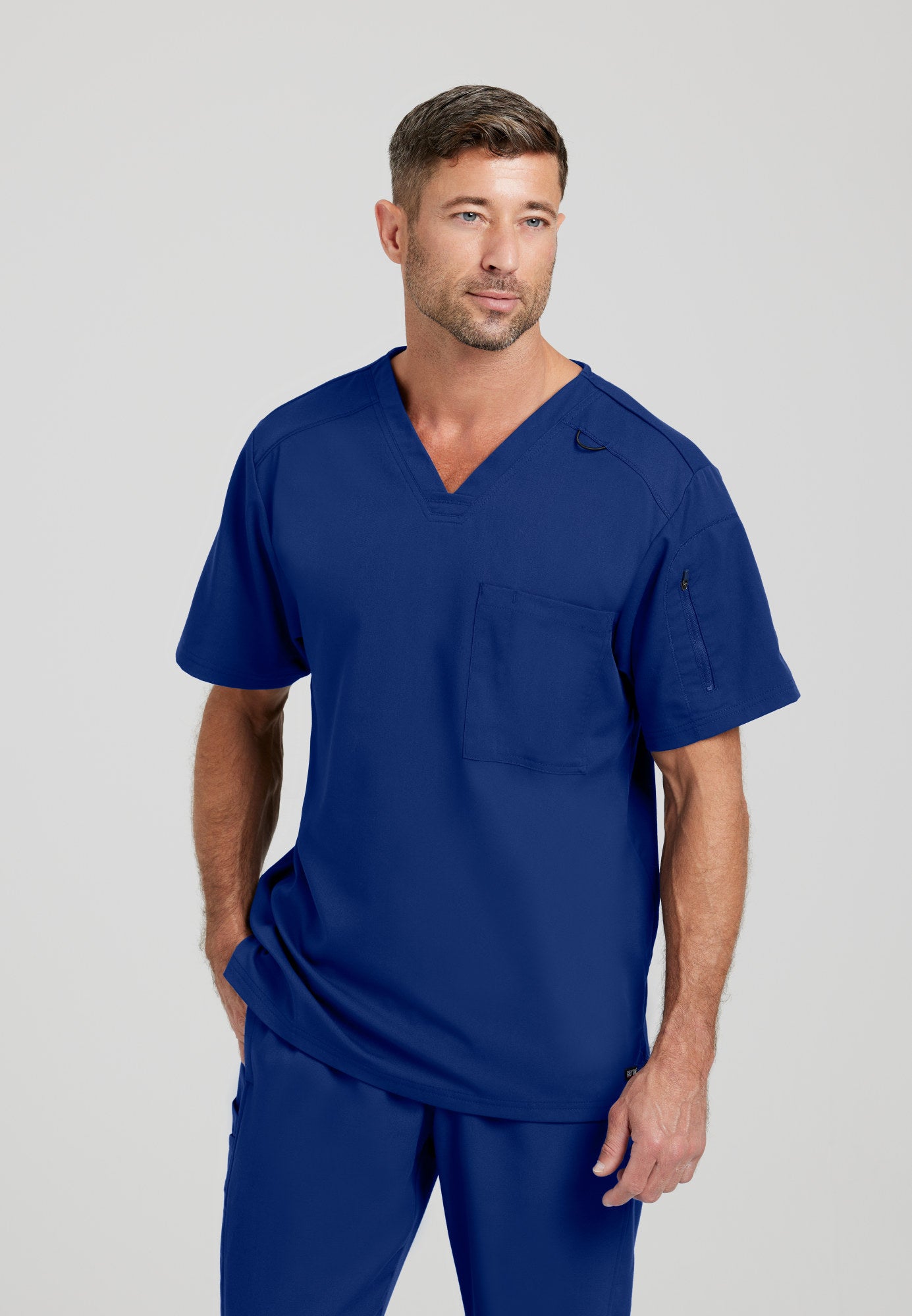Murphy Top - Indigo | Grey's Anatomy Scrubs