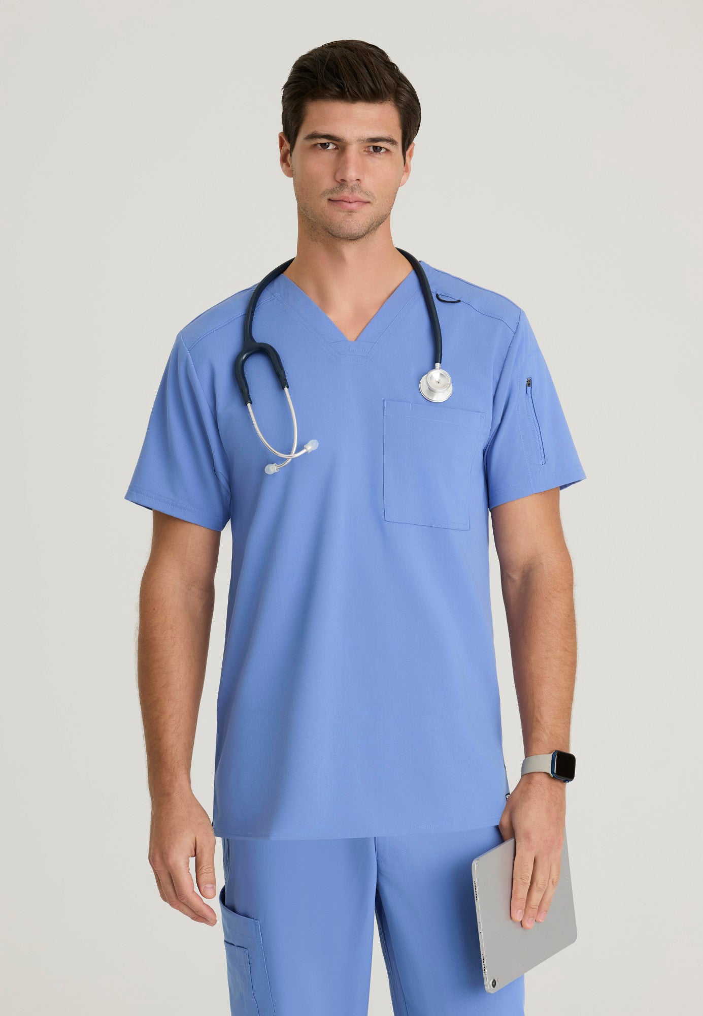 Murphy Top - Ciel Blue | Grey's Anatomy Scrubs