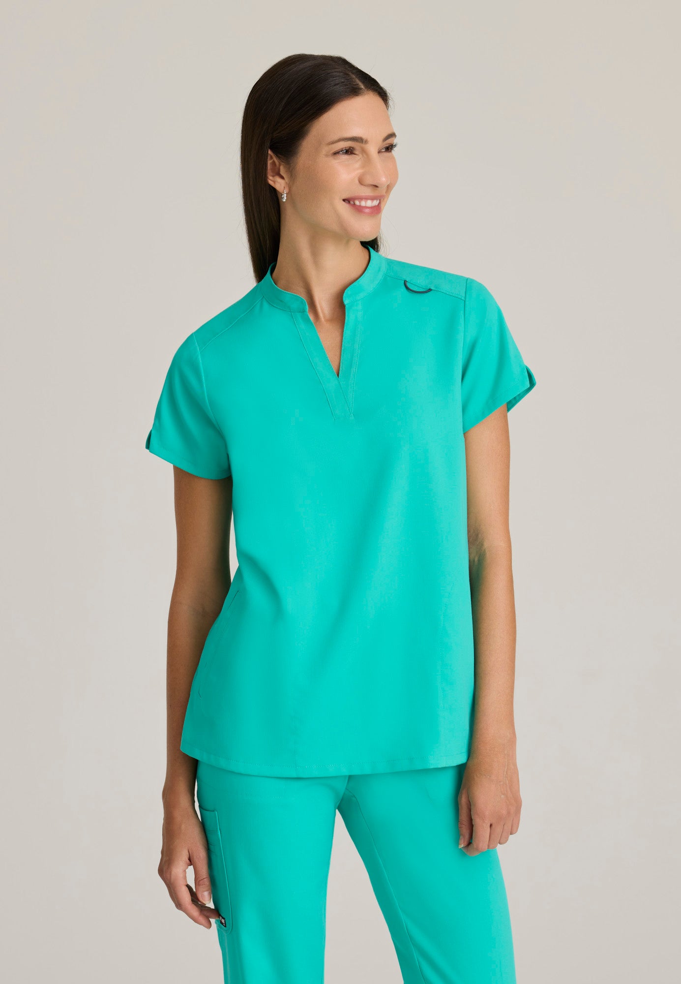 Avery Top - Alpine Aqua | Grey's Anatomy Scrubs