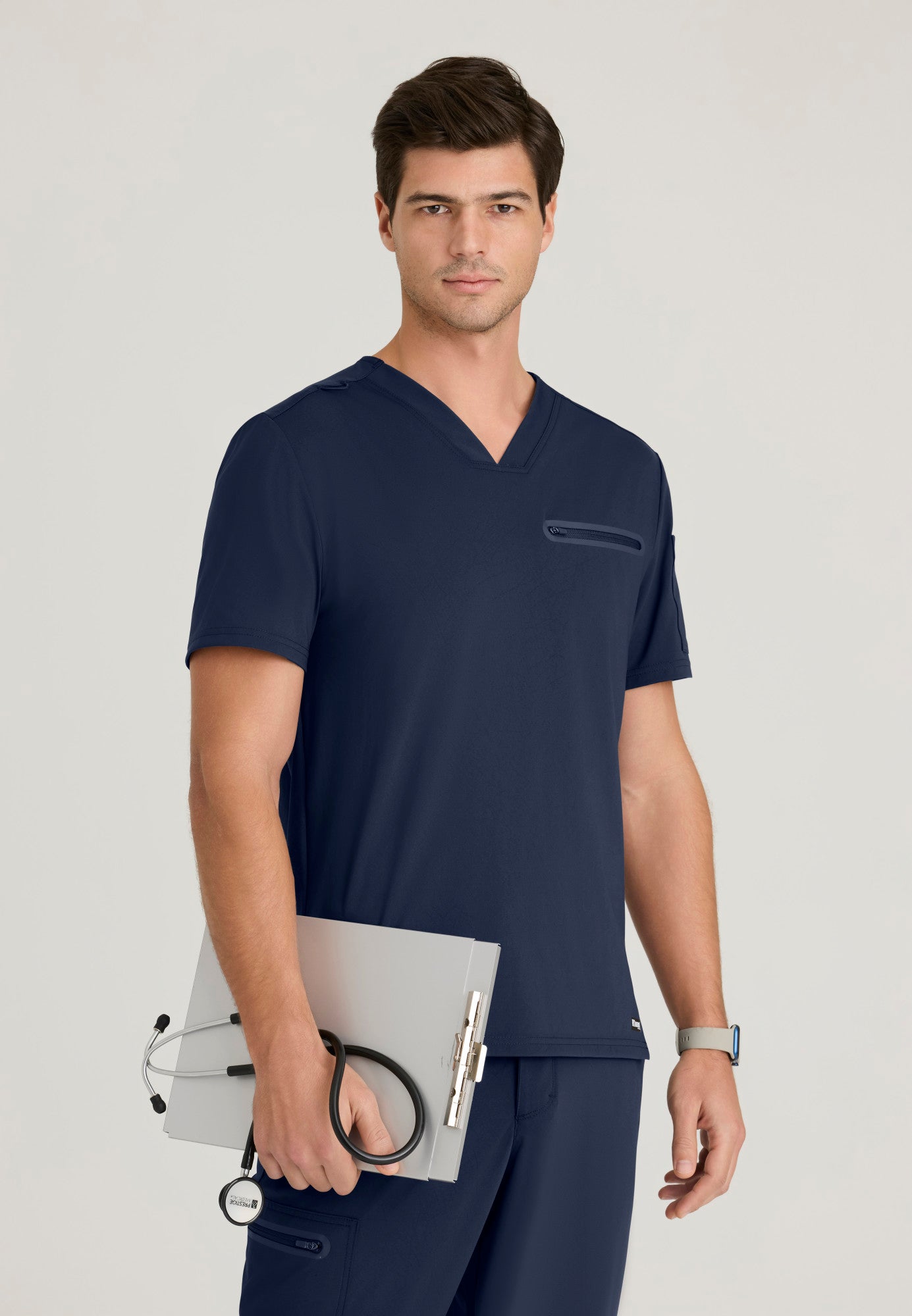 Clarity Top - Indigo | Grey's Anatomy Scrubs