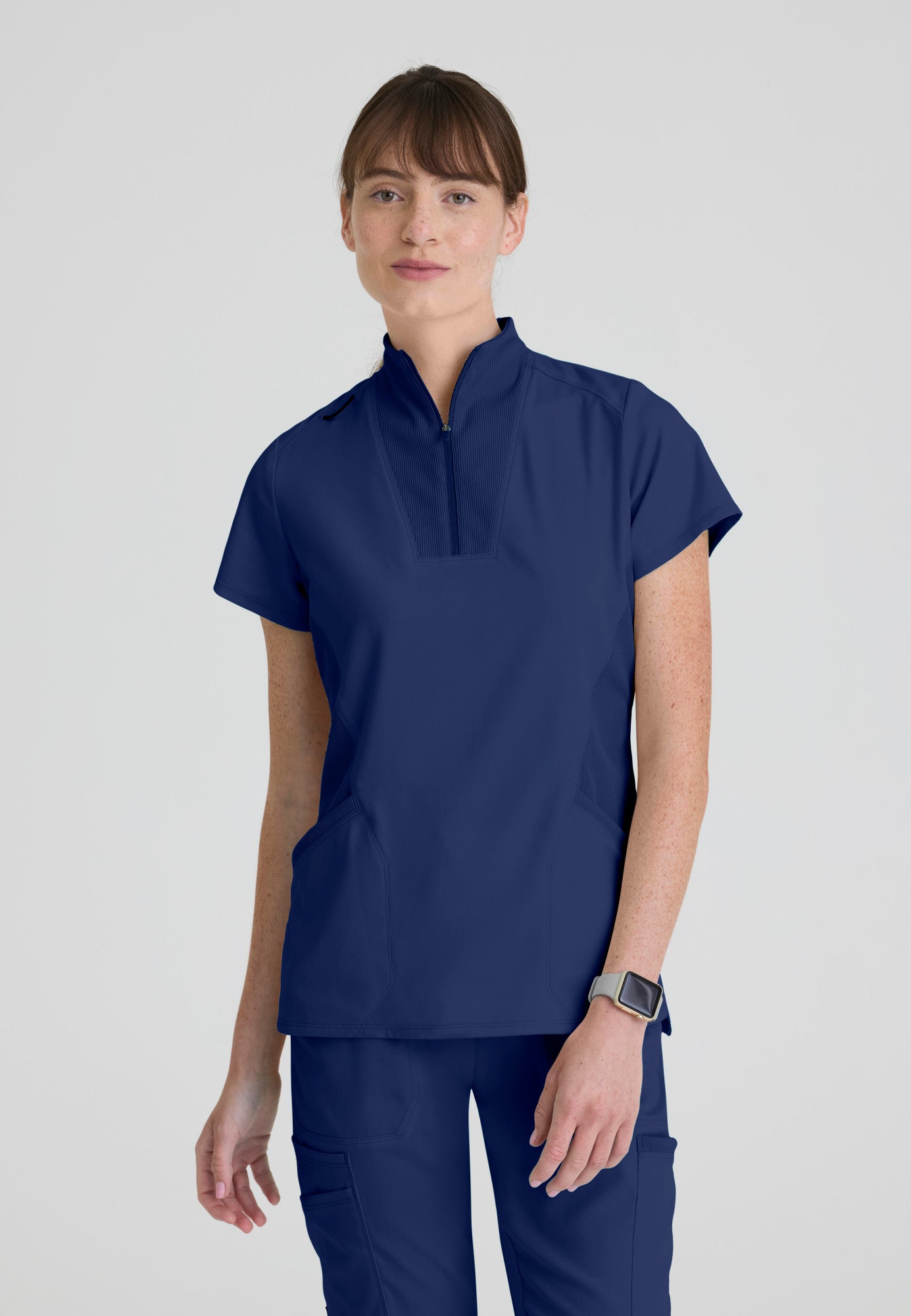 Kristi Top - Indigo | Grey's Anatomy Scrubs