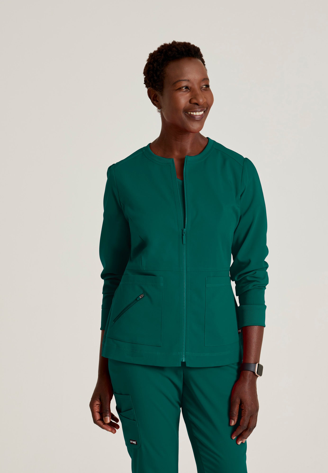 Millie Jacket - Hunter Green | Grey's Anatomy Scrubs