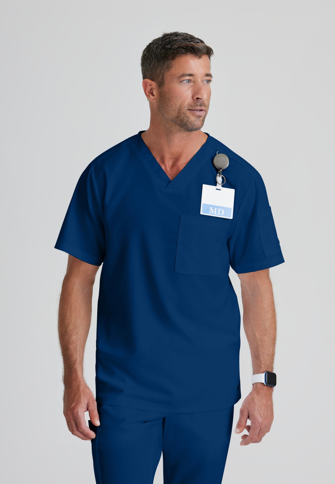 Evan Top - Indigo | Grey's Anatomy Scrubs