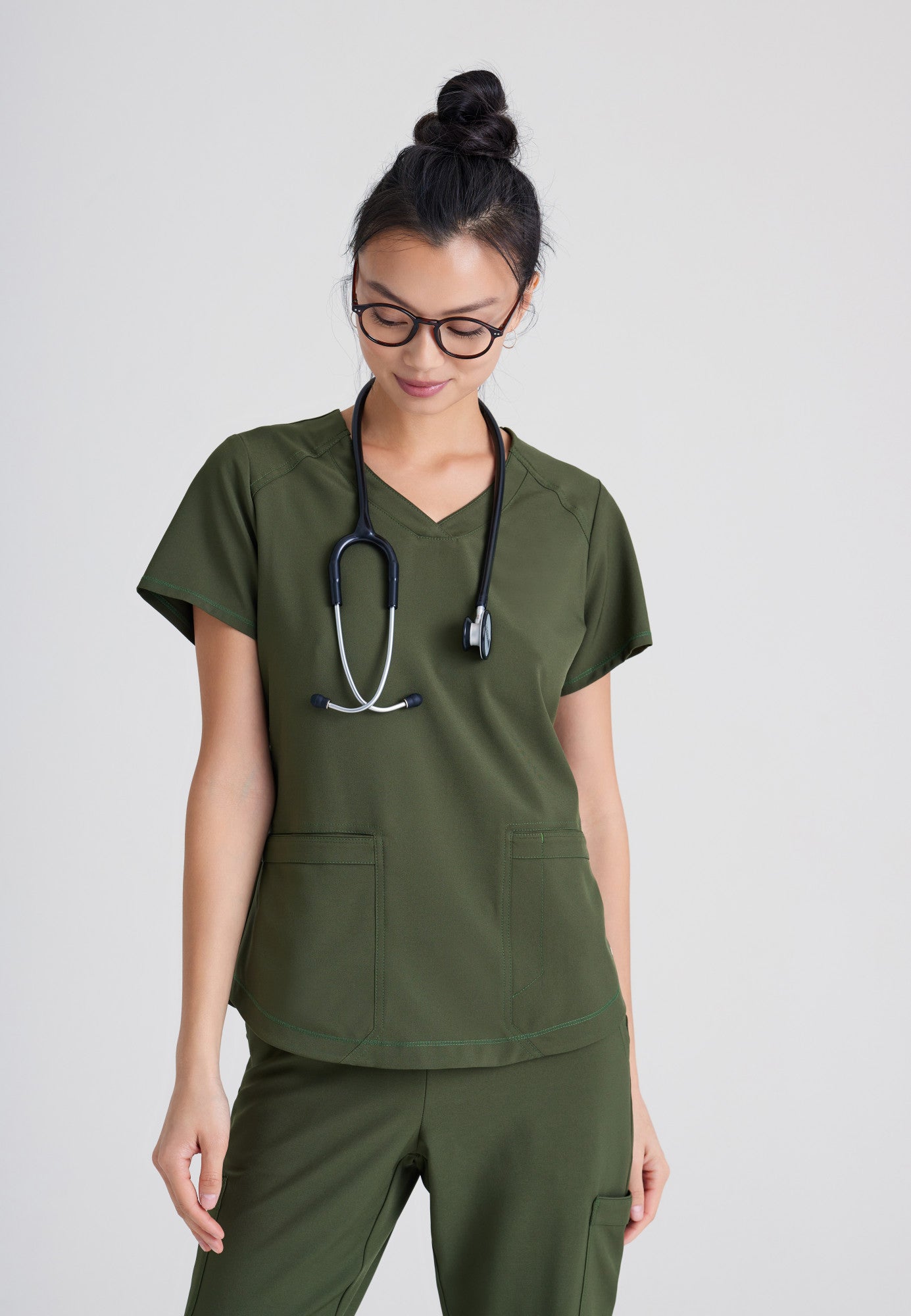 Rhythm Top - Fern | Grey's Anatomy Scrubs