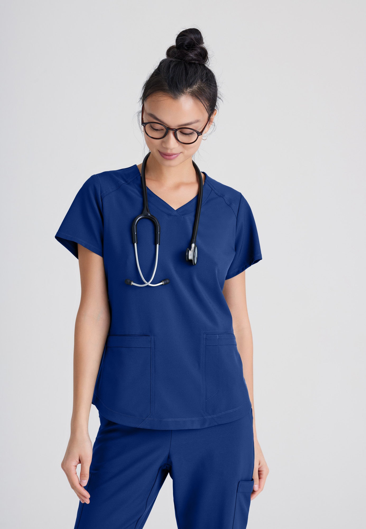 Rhythm Top - Indigo | Grey's Anatomy Scrubs