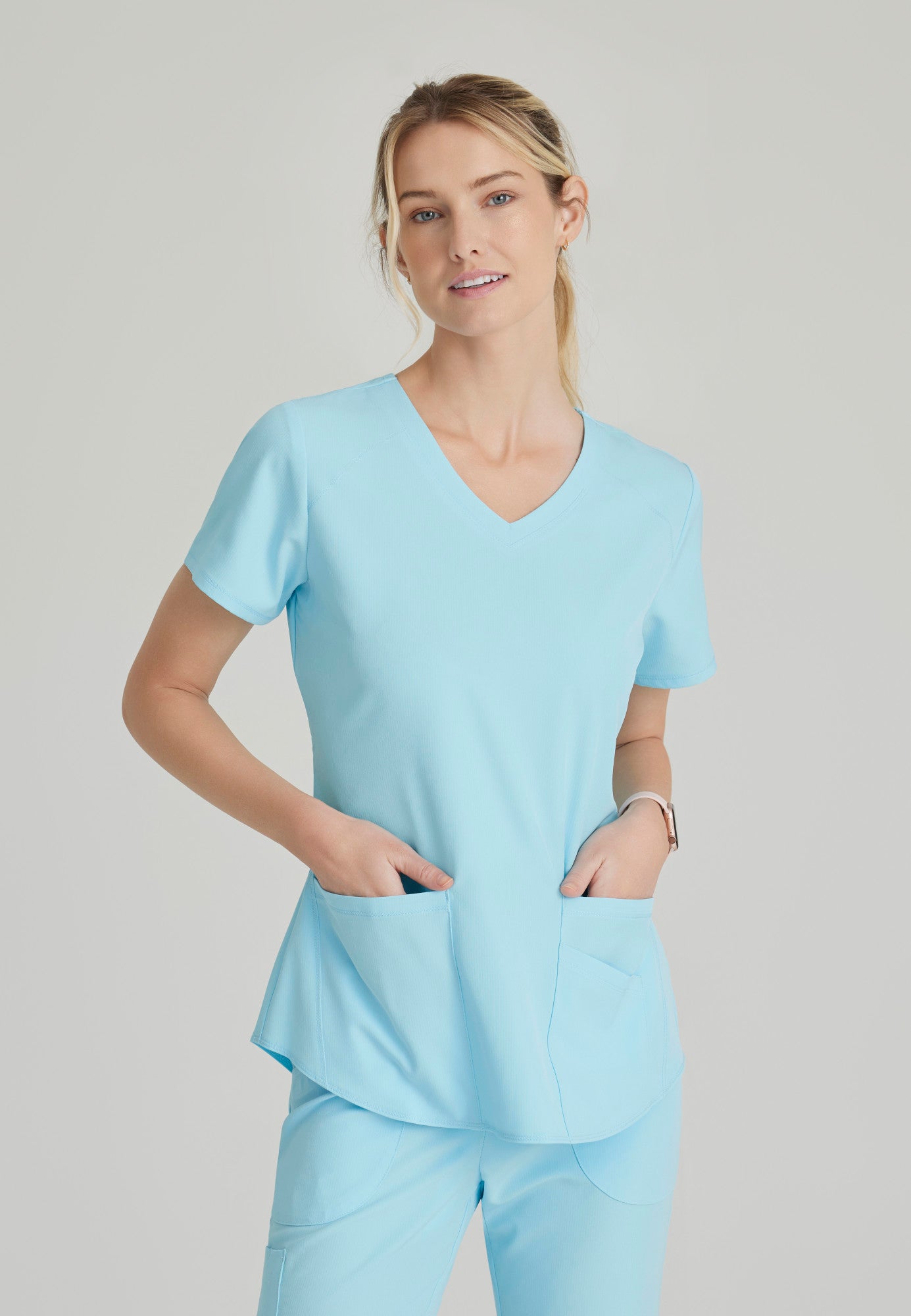 Breeze Top - Poolside Blue | Grey's Anatomy Scrubs