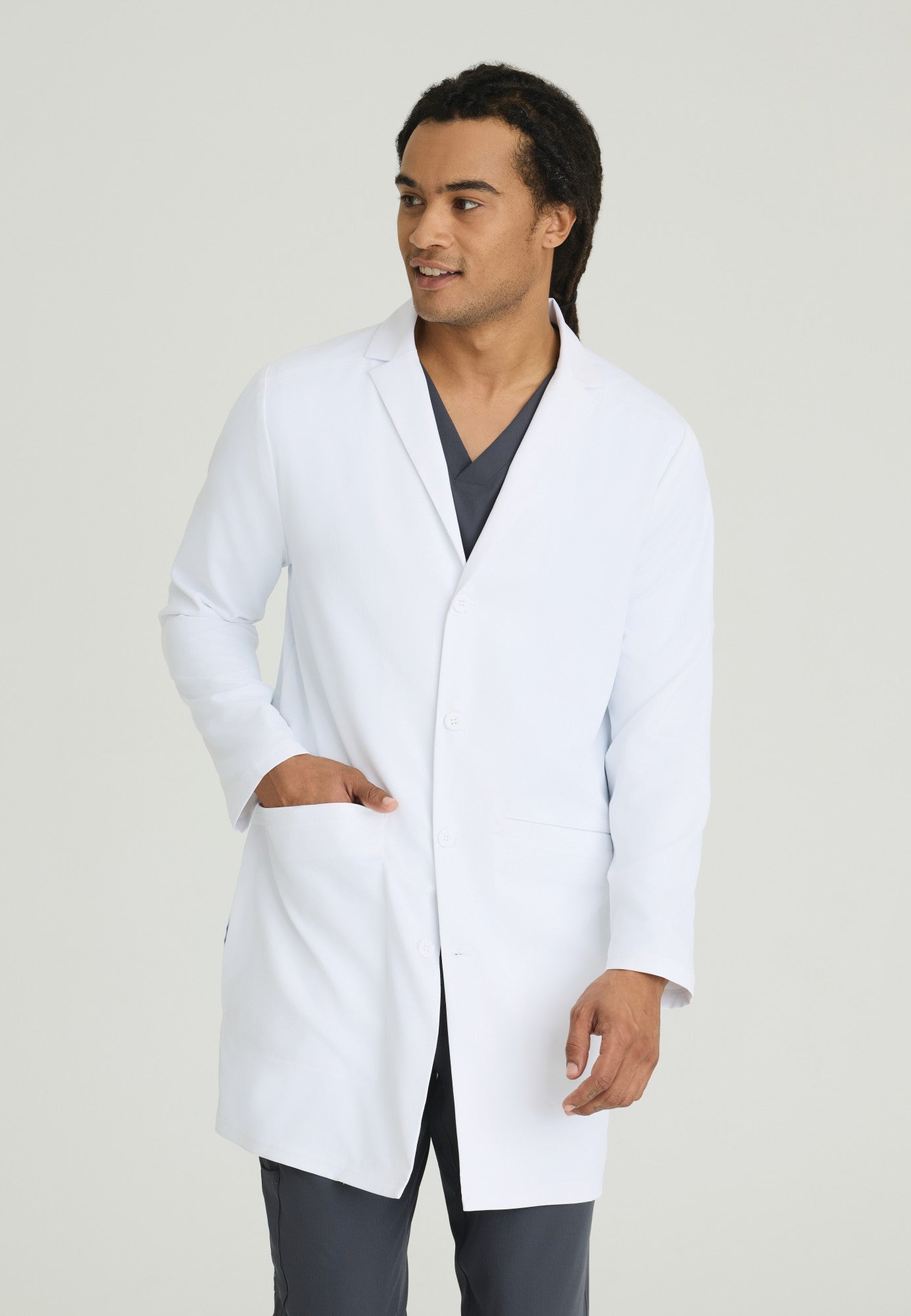 Emerge Lab Coat - White | Grey's Anatomy Scrubs