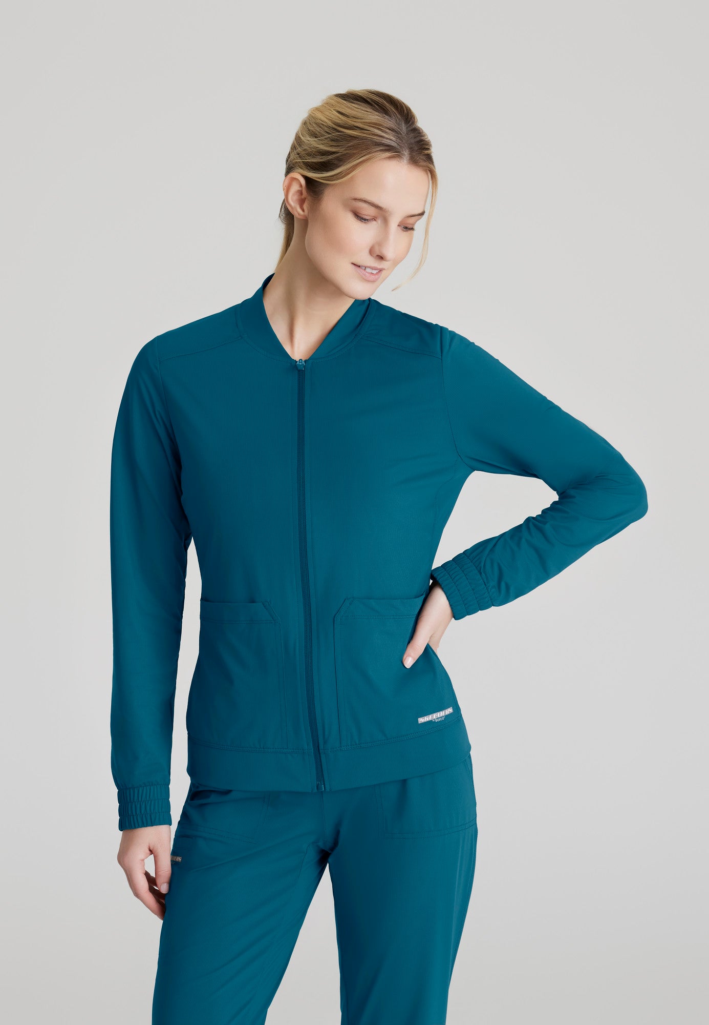 Contour Knit Warm-Up - Bahama | Grey's Anatomy Scrubs