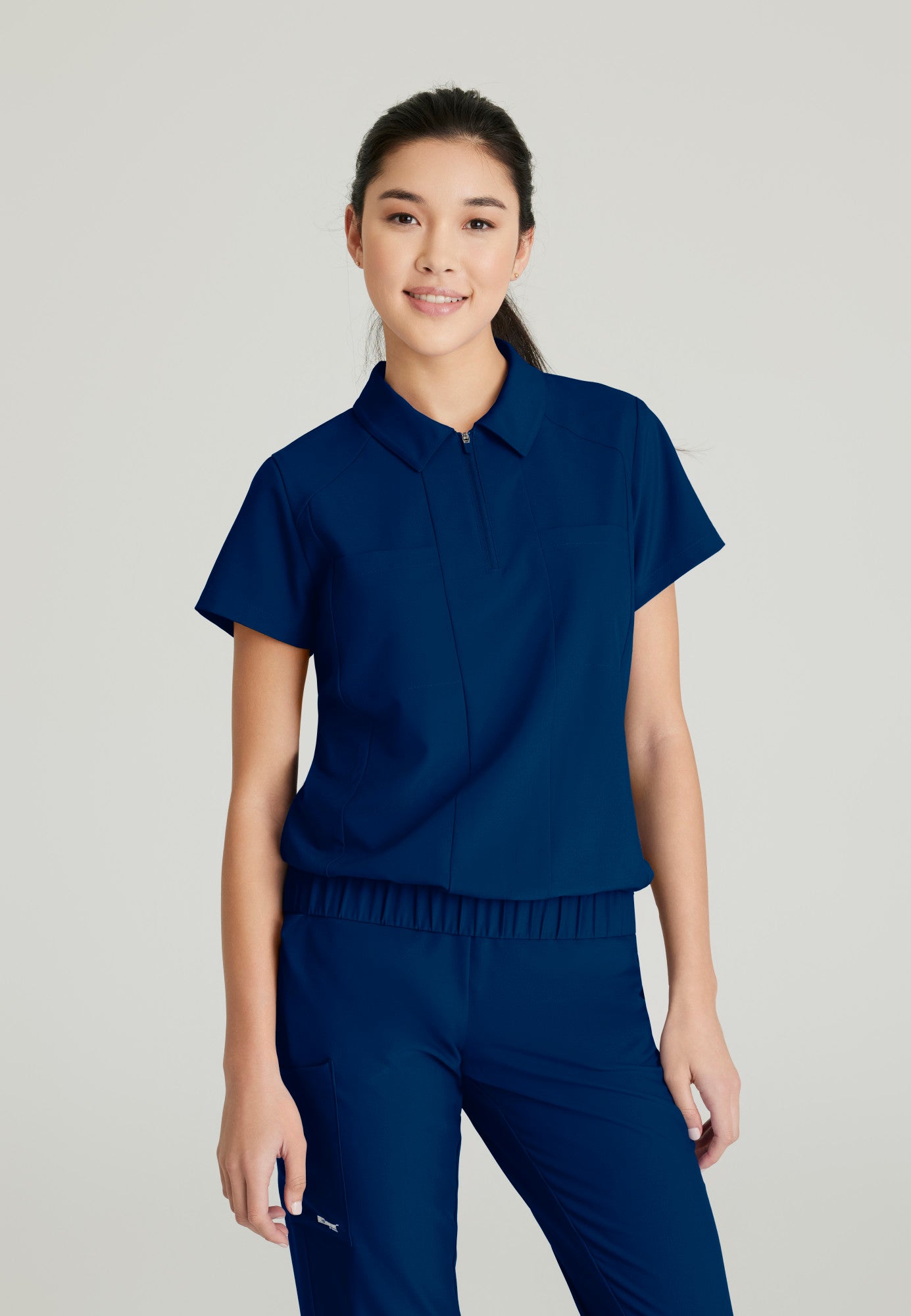 Perseverance Top - Indigo | Grey's Anatomy Scrubs
